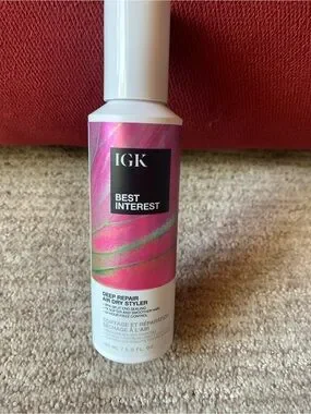 igk | Hair | Igk Best Interest Deep Repair Air Dry Styler 5 Fl Oz New ...